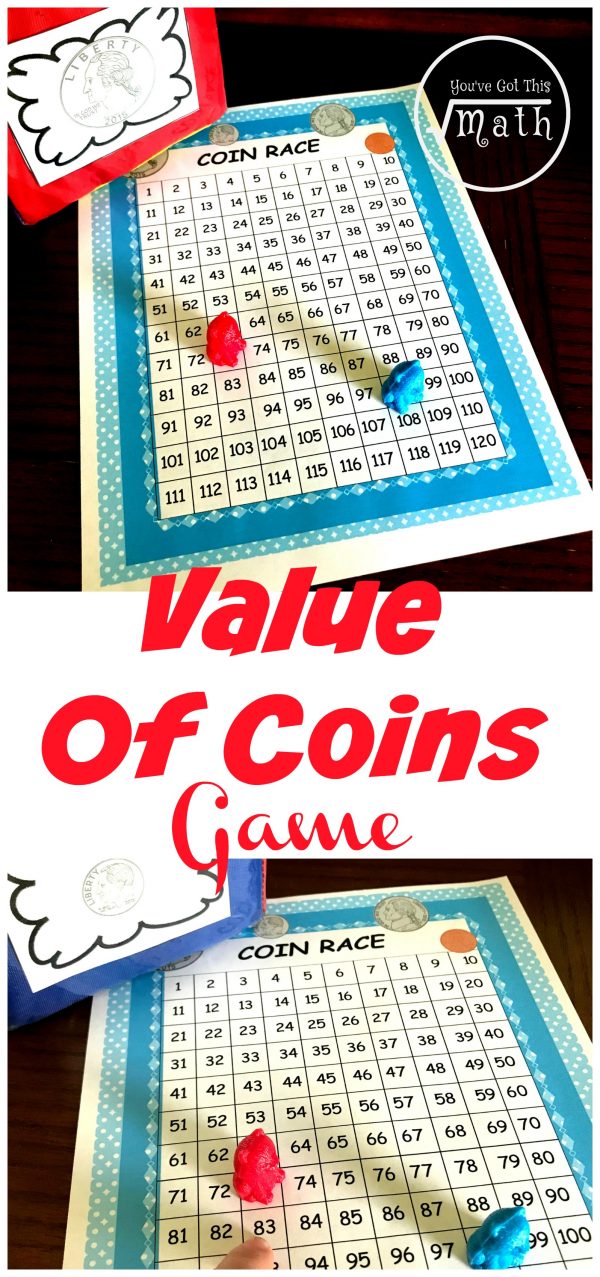 Coin Recognition Game | Free Printable