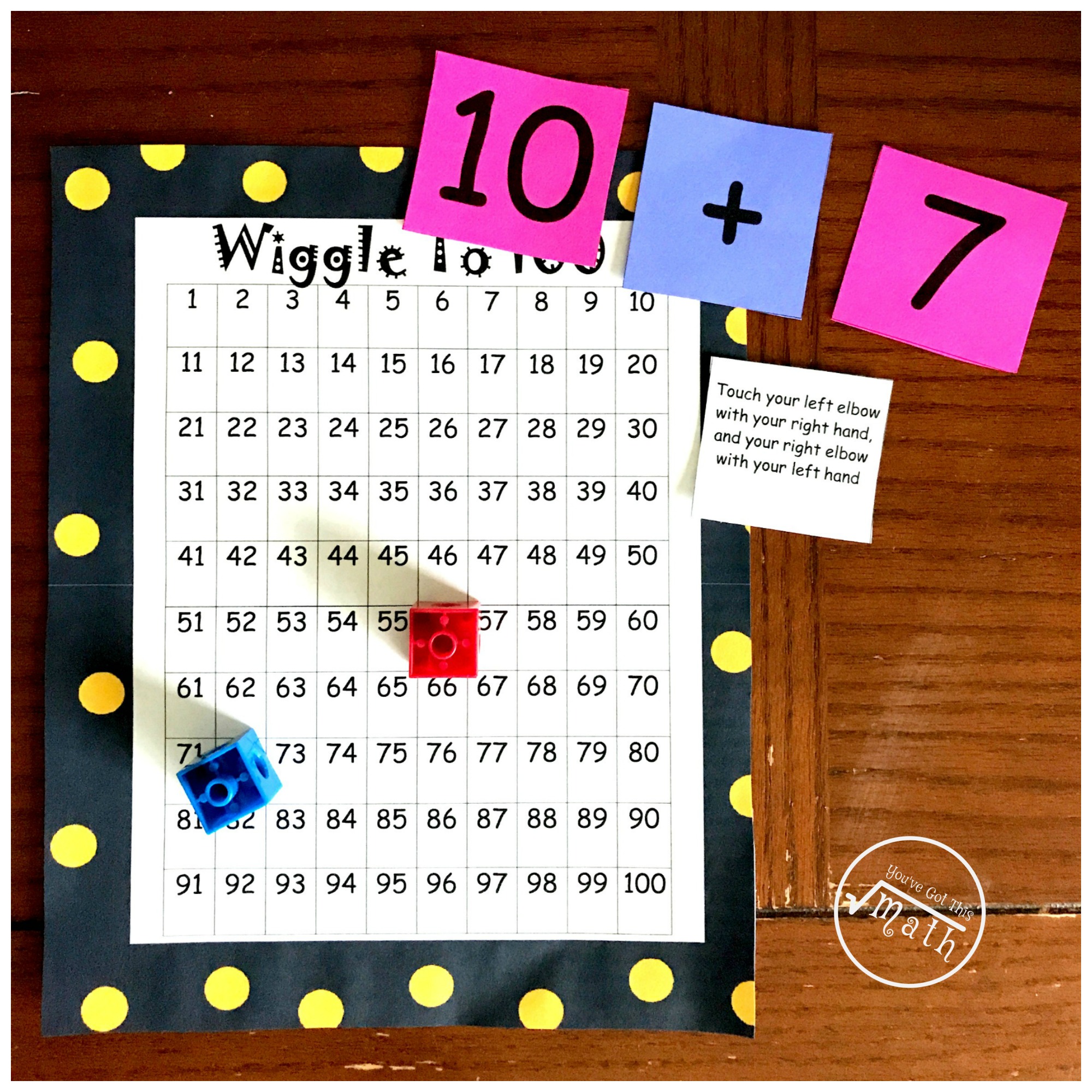 Grab A Free Adding And Subtracting Movement Game Wiggle To 100 Grab A Free Adding And Subtracting Movement Game Wiggle To 100