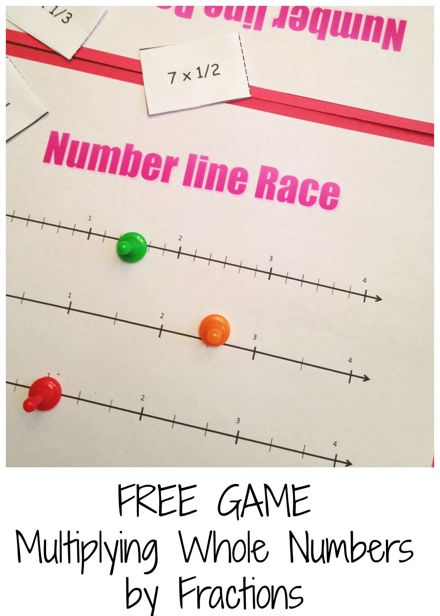 Multiplying Fractions On A Number Line Game Multiplying Fractions On A Number Line Game