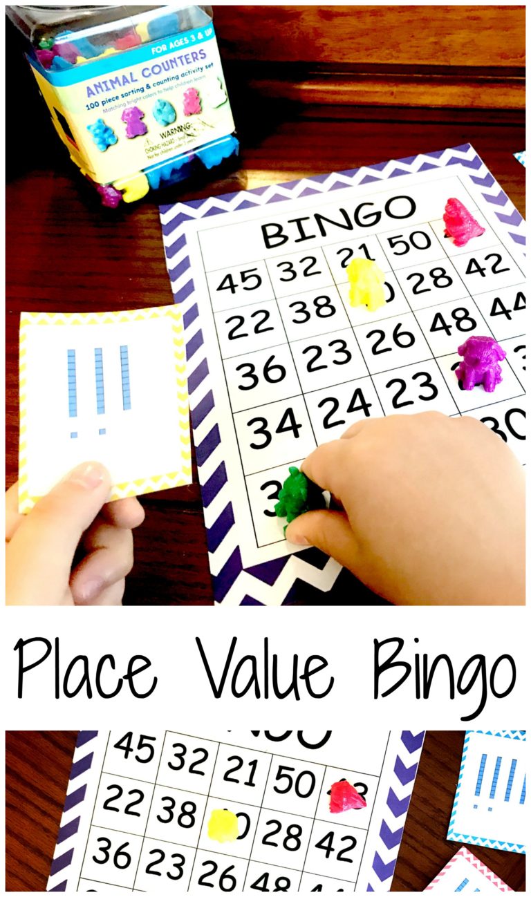 Place Value Bingo | Numbers 20-50 | Free Printable