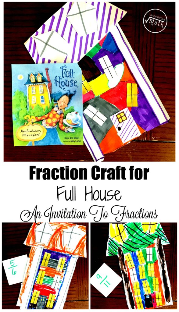 Fraction Craft | Inspired by Full House Book | Free Printable