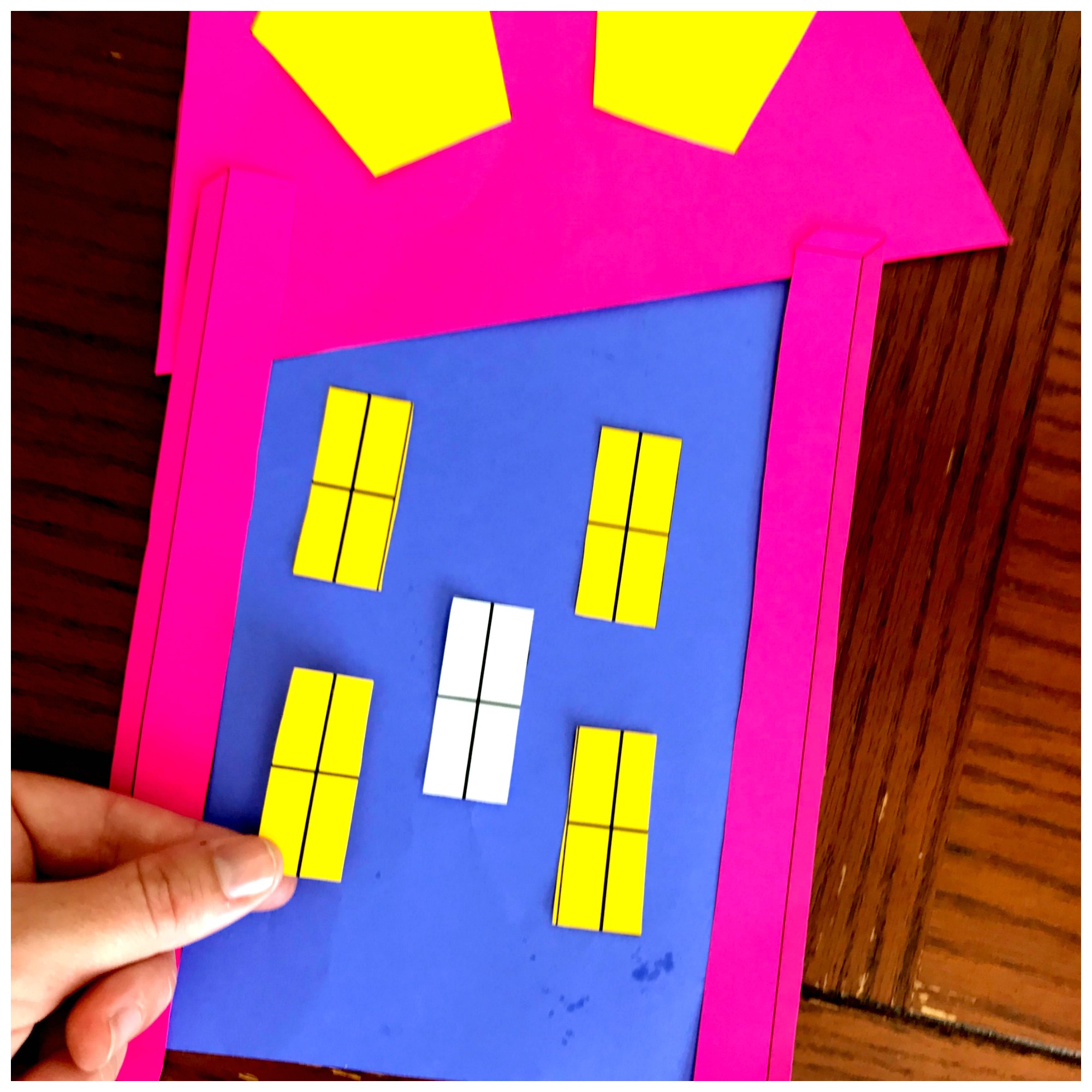 Fraction Craft | Inspired by Full House Book | Free Printable