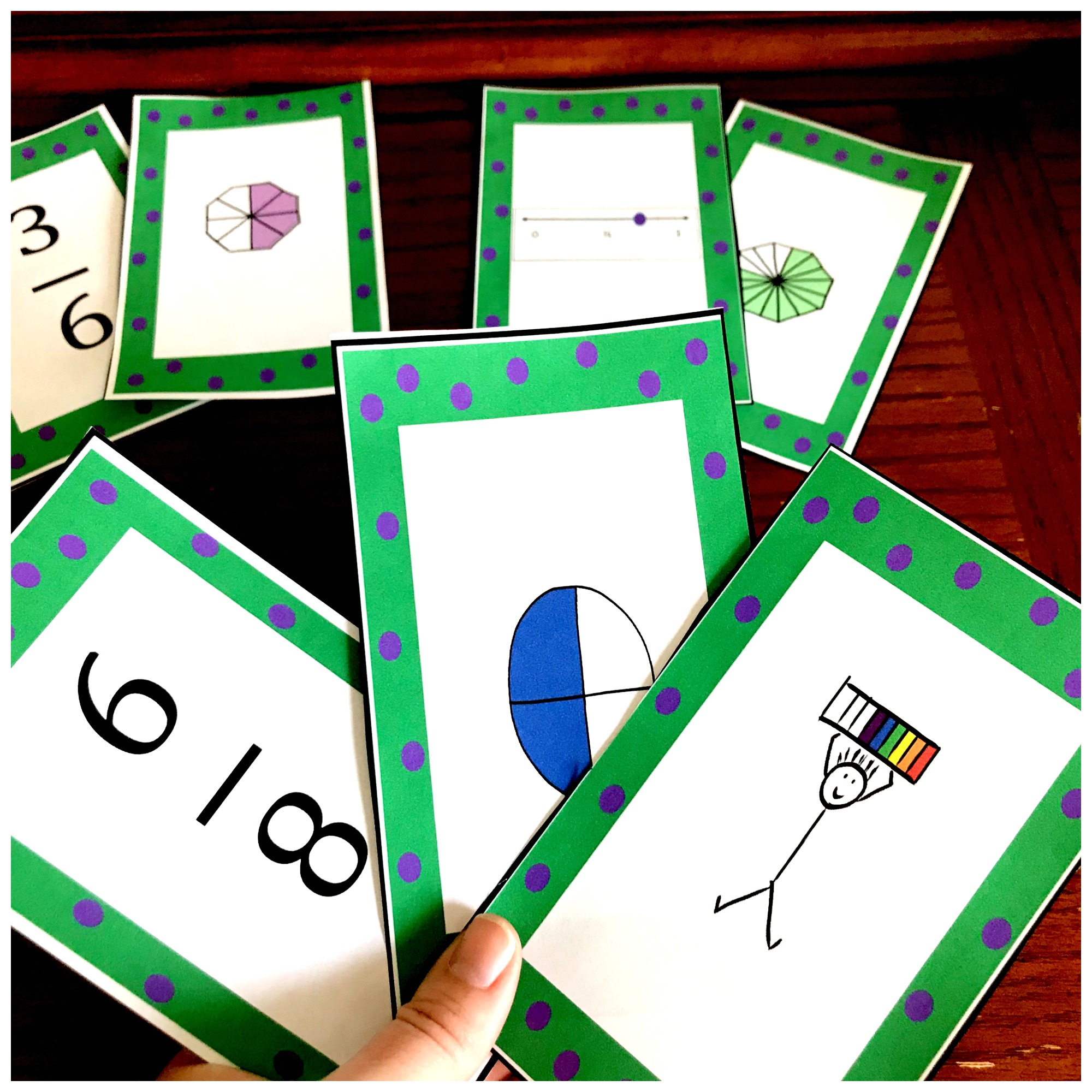 Oh No Fraction Man An Equivalent Fractions Card Game