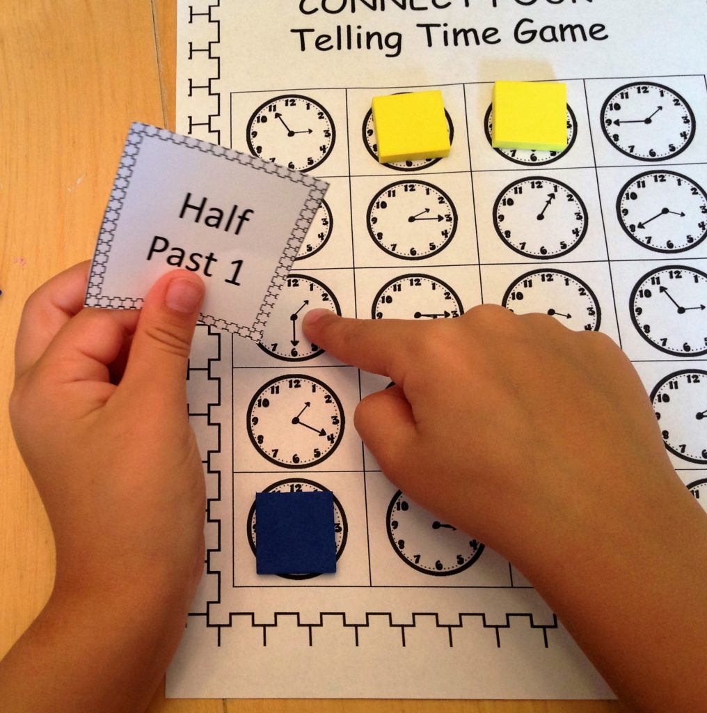 Time Games | Fun Easy Game to Practice Telling Time | Free Printable