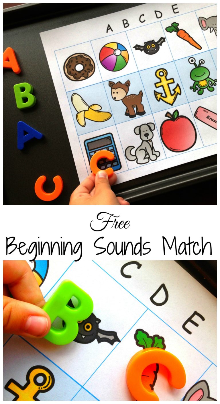 6 Fun Beginning Sounds Activities | Letter Sounds Activities | Free ...