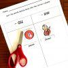 AU AW Worksheets | Diphthongs | Free Printable