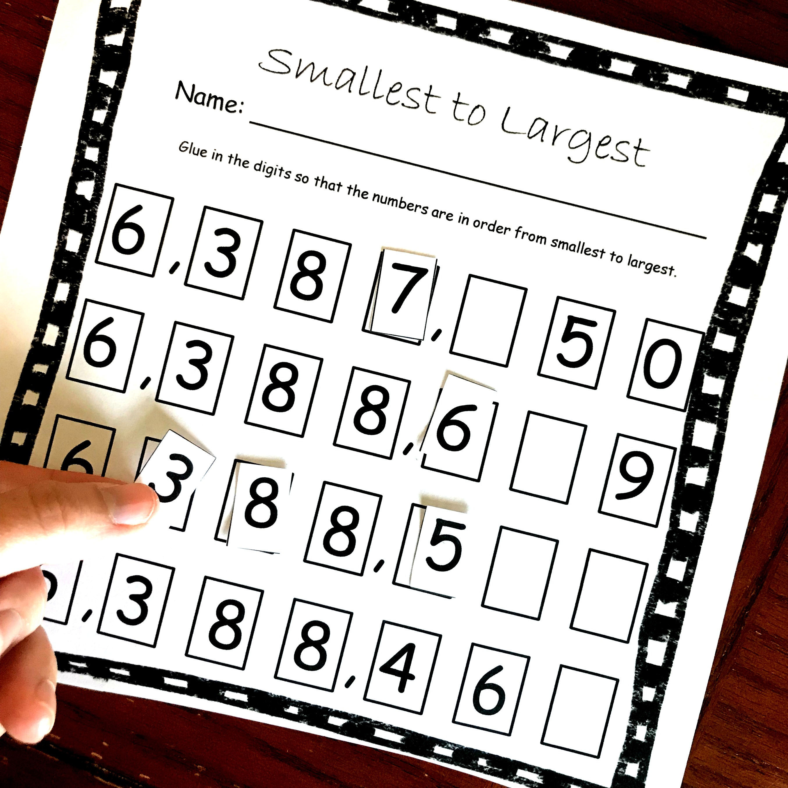 Ordering Numbers Worksheets K5 Learning Ordering Large Numbers 5th