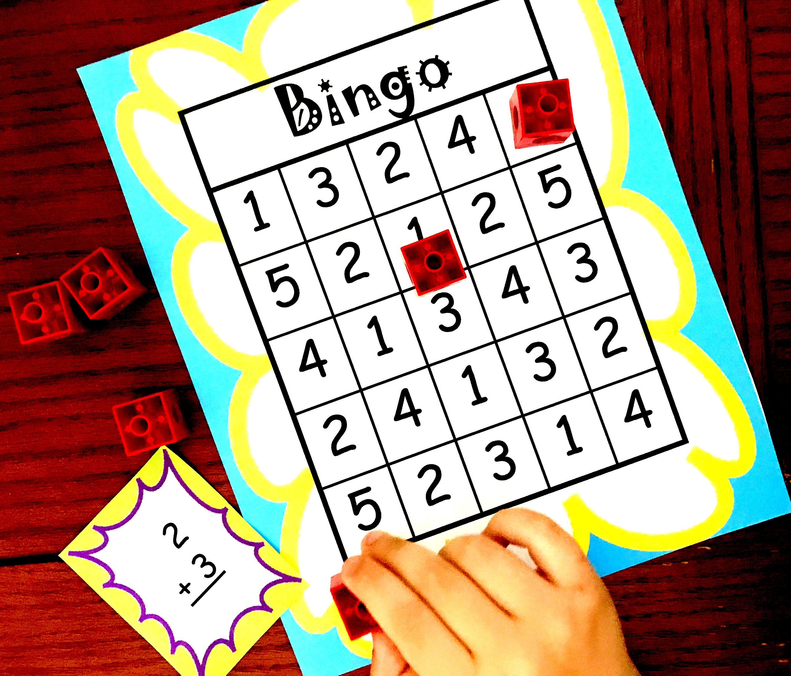 Here s A FREE Bingo Game To Help Children Practice Adding Within Five