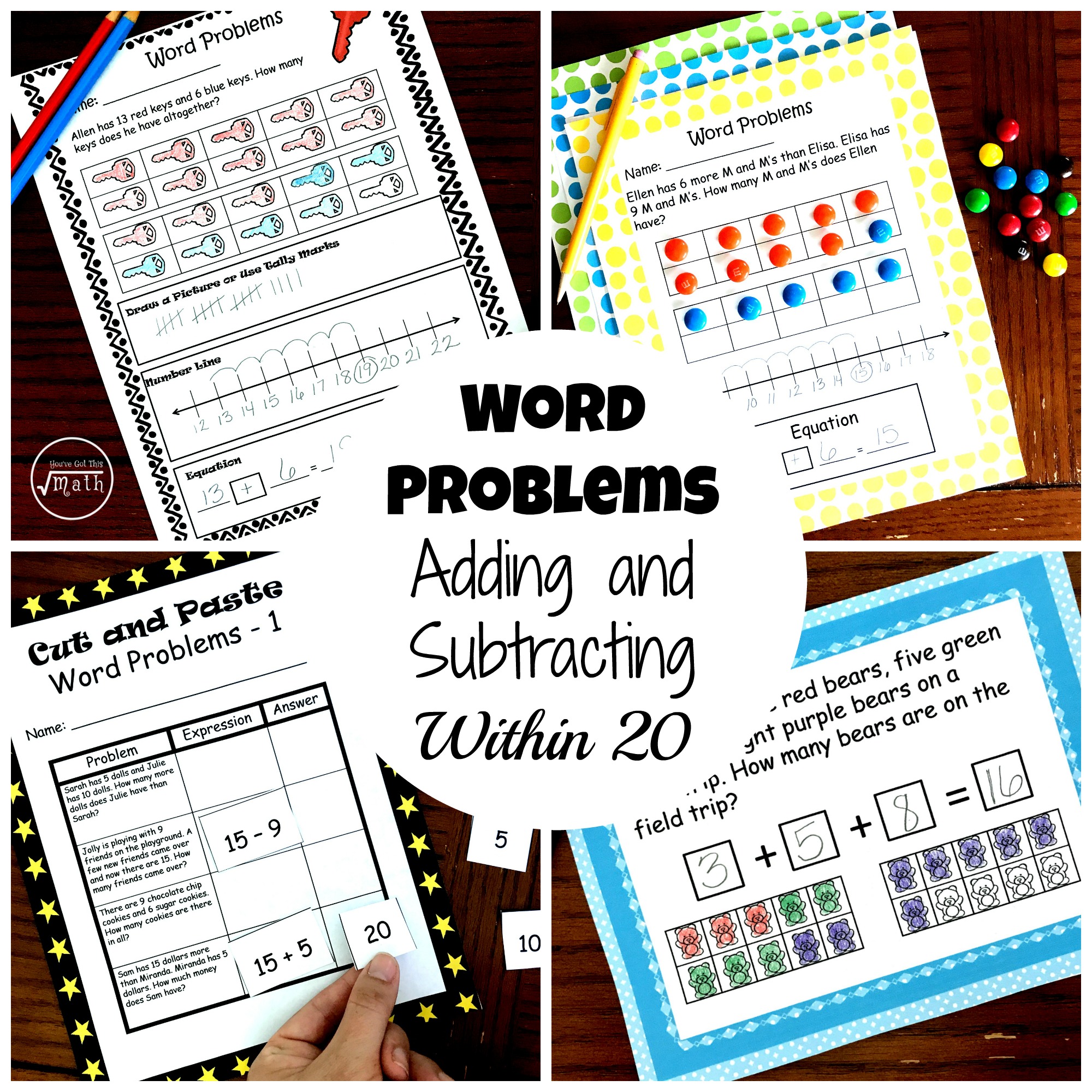 Word Problem Bundle 4 Products To Practice Adding And Subtracting Word Problem Bundle 4 Products To Practice Adding And Subtracting
