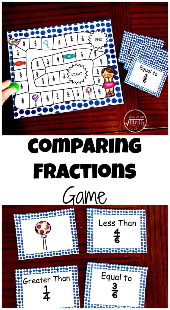 Grab a Comparing Fractions Game To Get Children Comparing Fractions