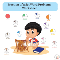 10+ Free Fraction of a Set Word Problems Worksheet