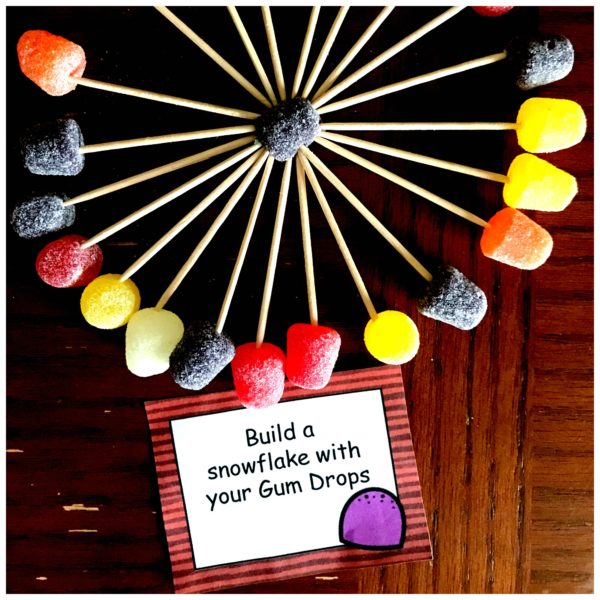 24 Gum Drop STEM Activities: Free Printable