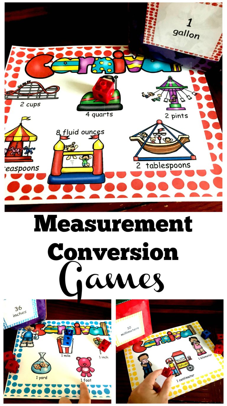 Three Measurement Conversion Games to Practice Liquid, Length, and ...