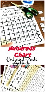 5 FREE Hundreds Chart with Missing Numbers - Cut and Paste Activities
