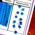 FREE No-Prep Adding and Subtracting Decimal Game Using Base Ten Blocks