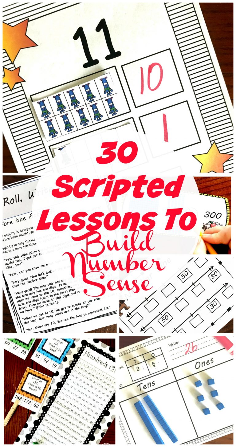 30 Scripted Lessons To Help Your Child Develop Number Sense