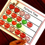 Preschool Pattern Activity | Apple Theme | Free Printable