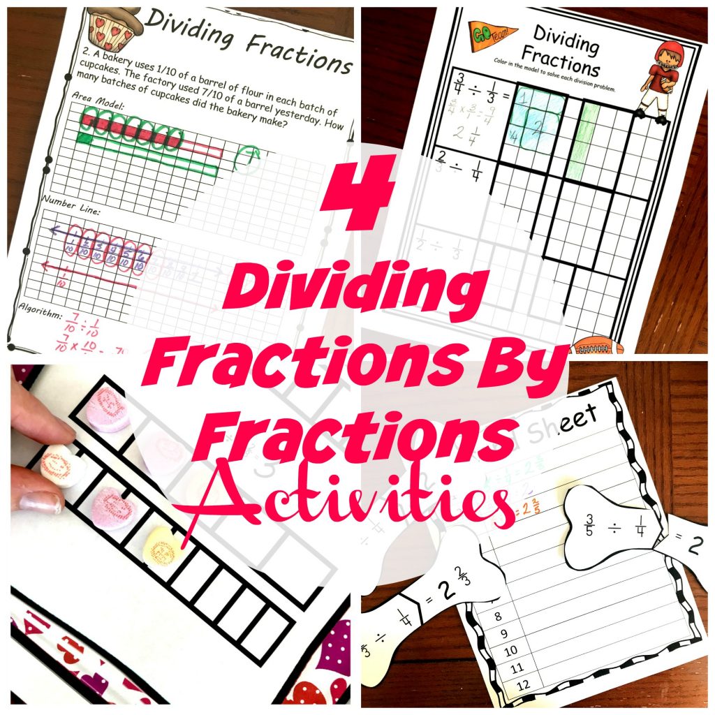 12 Free Exciting Dividing Fractions Activity
