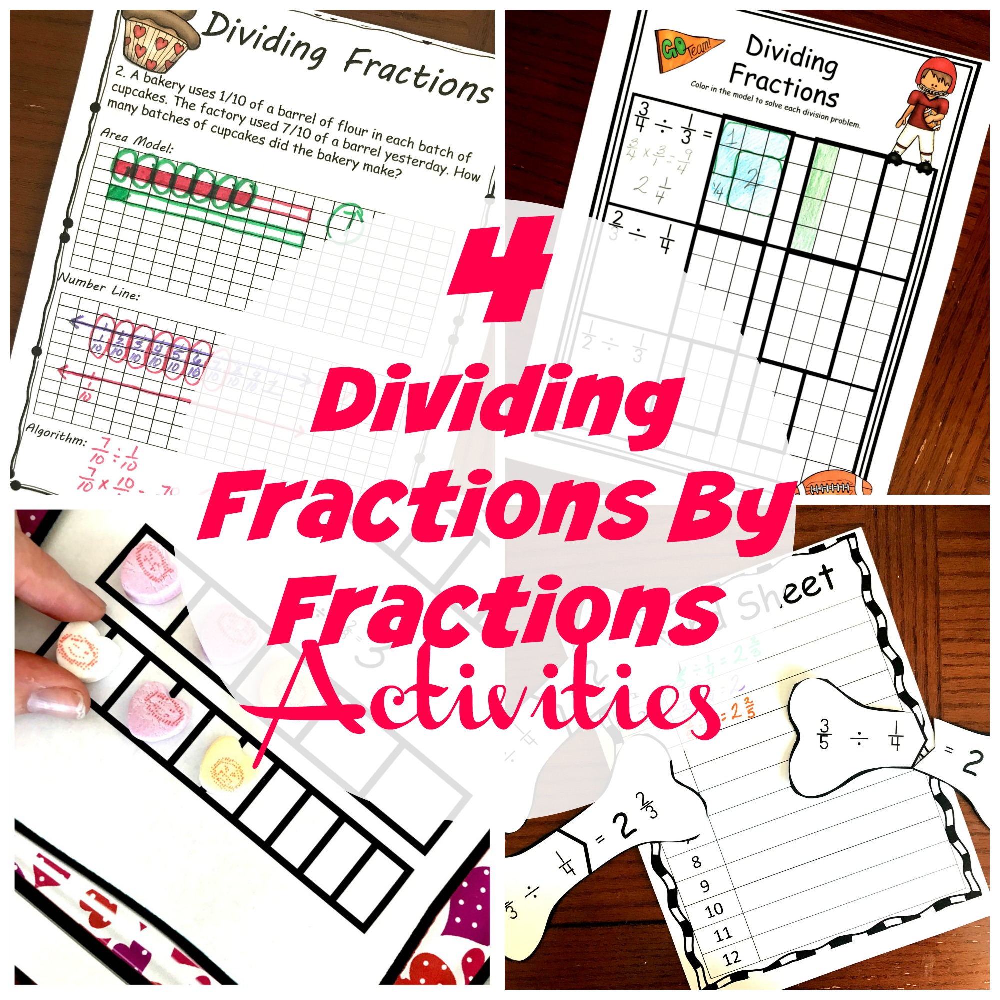 12 Free Exciting Dividing Fractions Activity