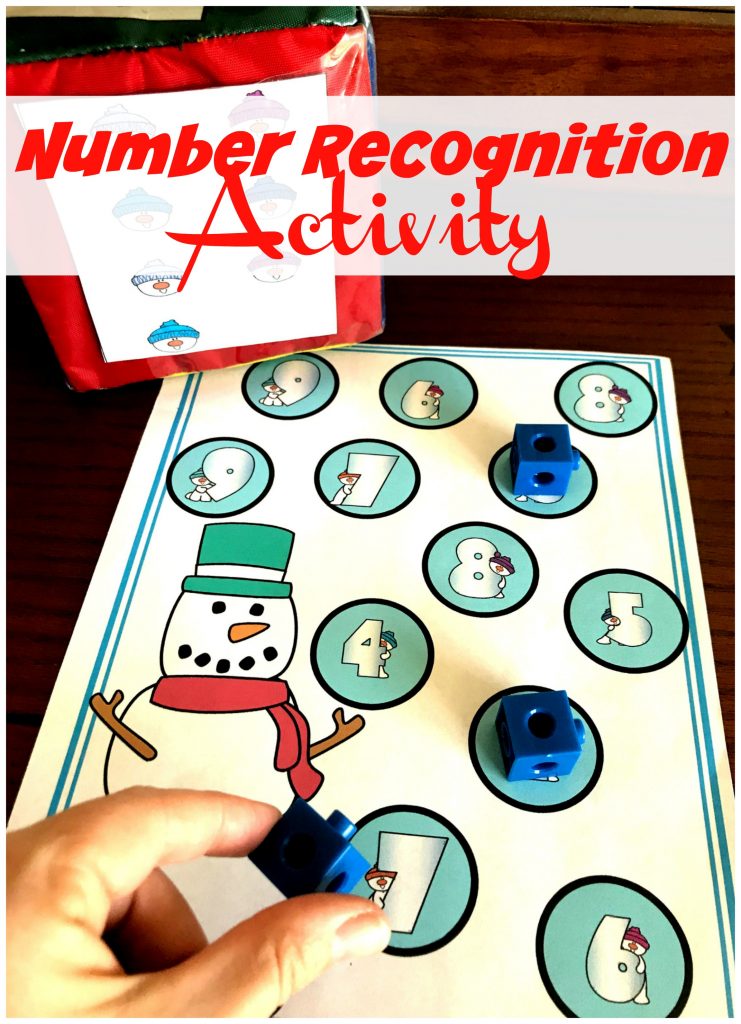 FREE Adorable Snowman One to One Correspondence Activity