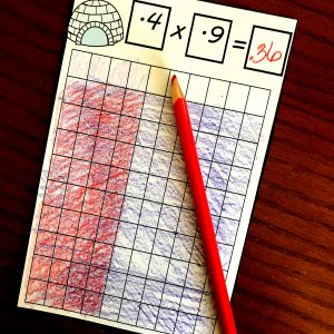 FREE Bright and Fun Task Cards To Multiply Decimals with Models