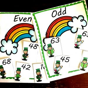 FREE St. Patrick's Day Odd and Even Activity (Number Sort)