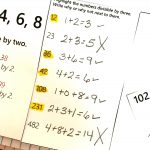 FREE Hands-On Divisibiltiy Rules Worksheet For 2, 3, 6, 5, 9, and 10