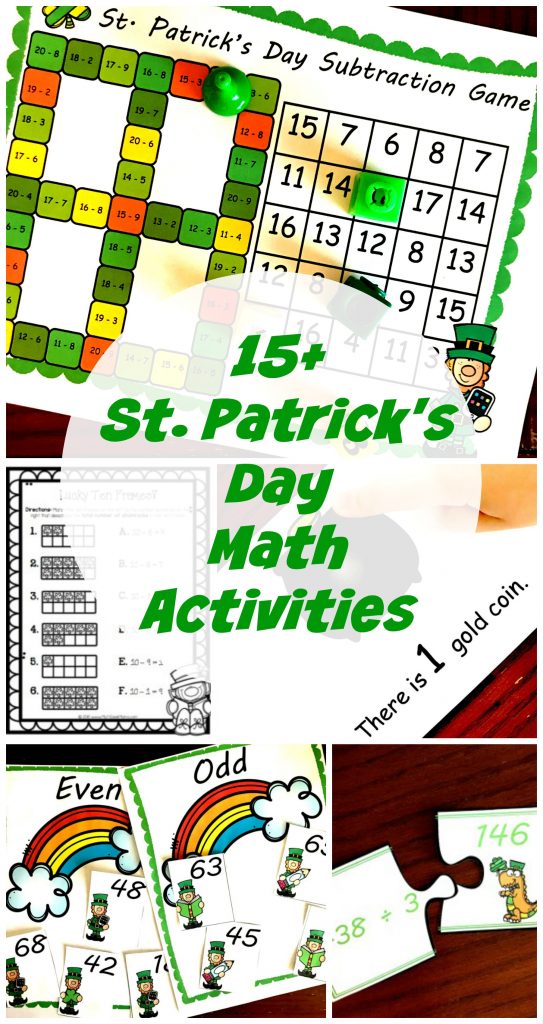 15+ Free St. Patrick's Day Worksheets | Math | Reading