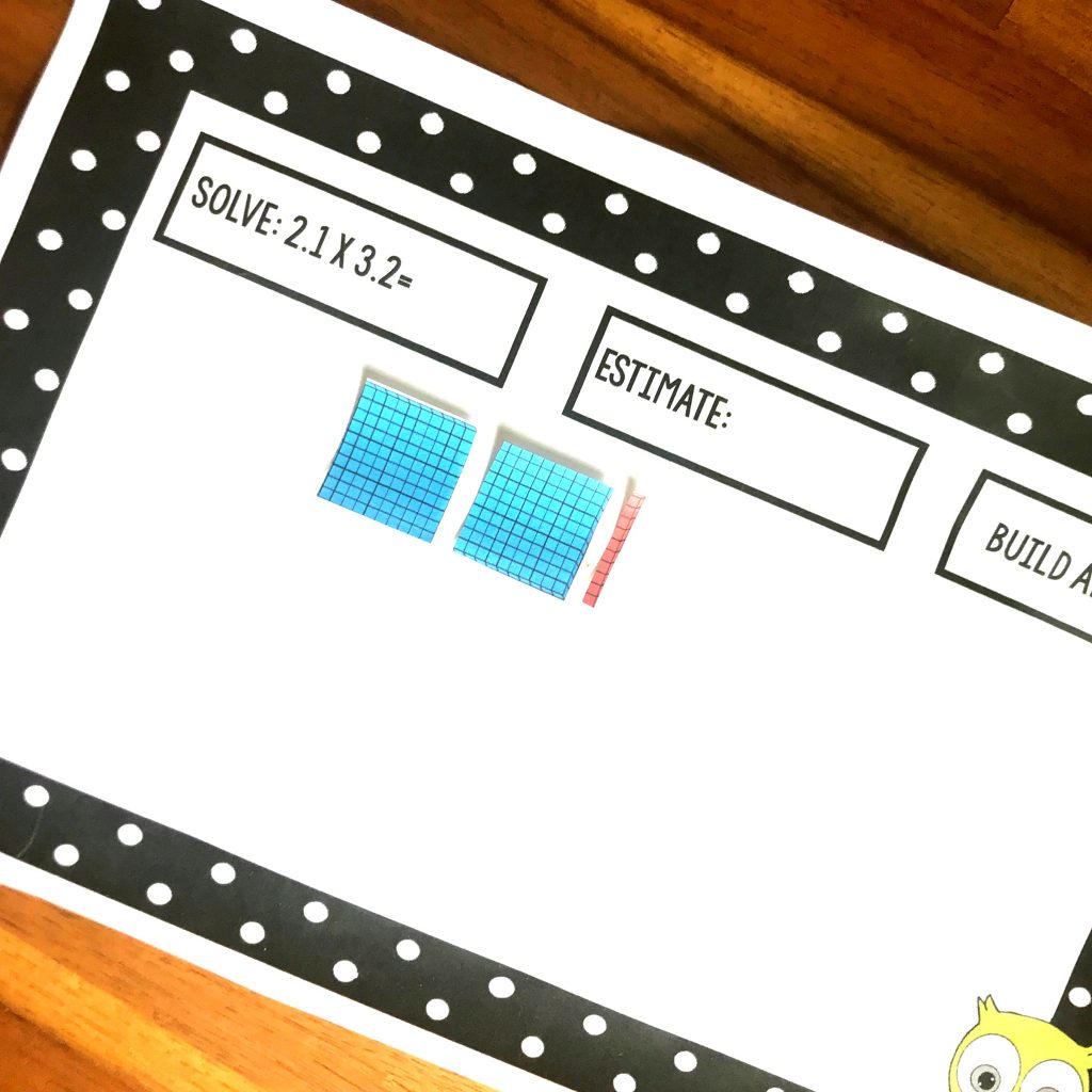 How to Model Multiplying Decimals With Arrays (Free Printable)