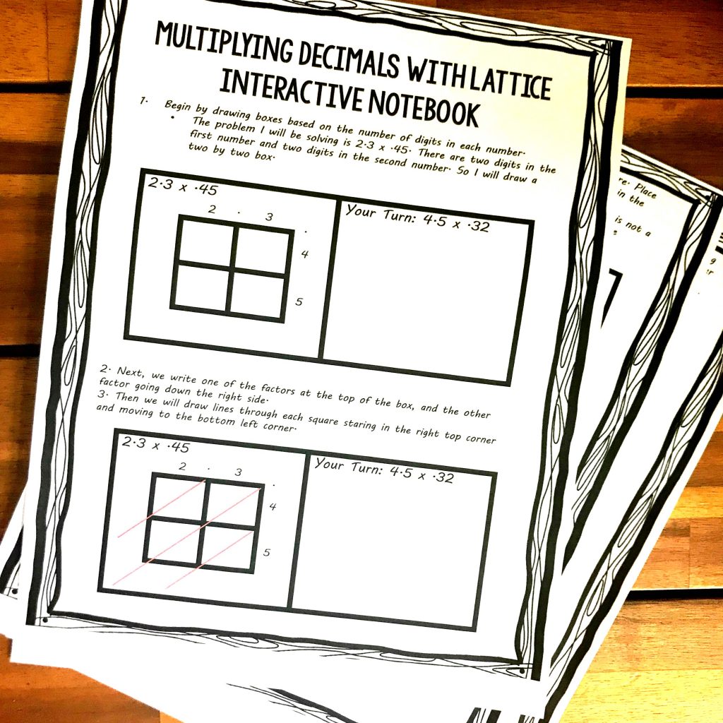 FREE No-Prep Game For Multiplying Decimals and Whole Numbers