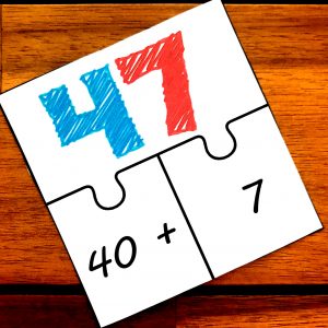 FREE Puzzles For An Expanded Form Activity(Ten, Hundred, & Thousand)