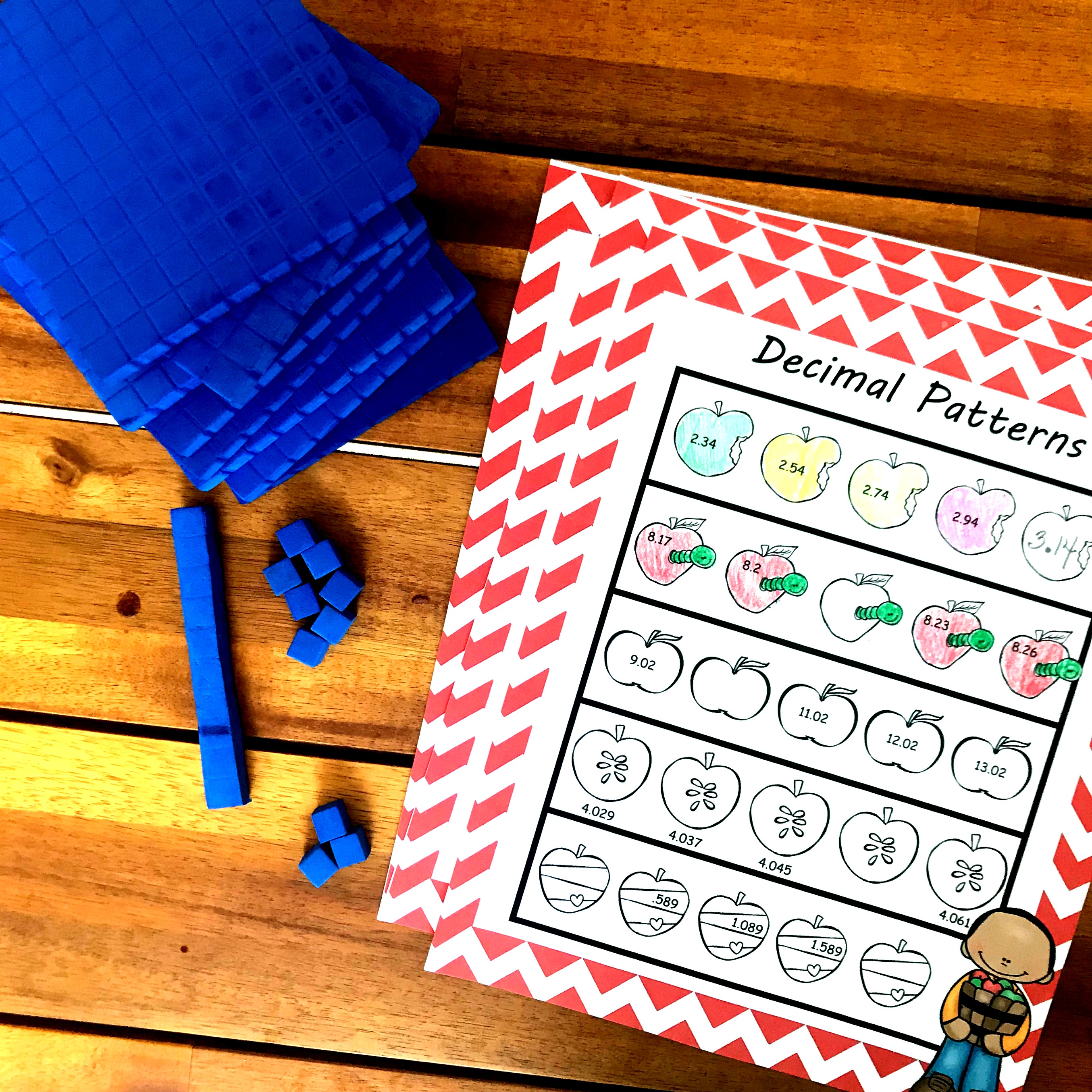 Adding and Subtracting Decimals Worksheet | Free Printable | Fall Theme