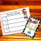 FREE Football Themed Equivalent Fraction Printable