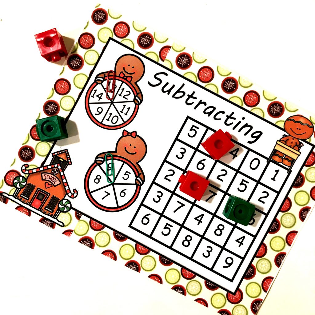 EASY No Prep Christmas Games For Math Fact Practice