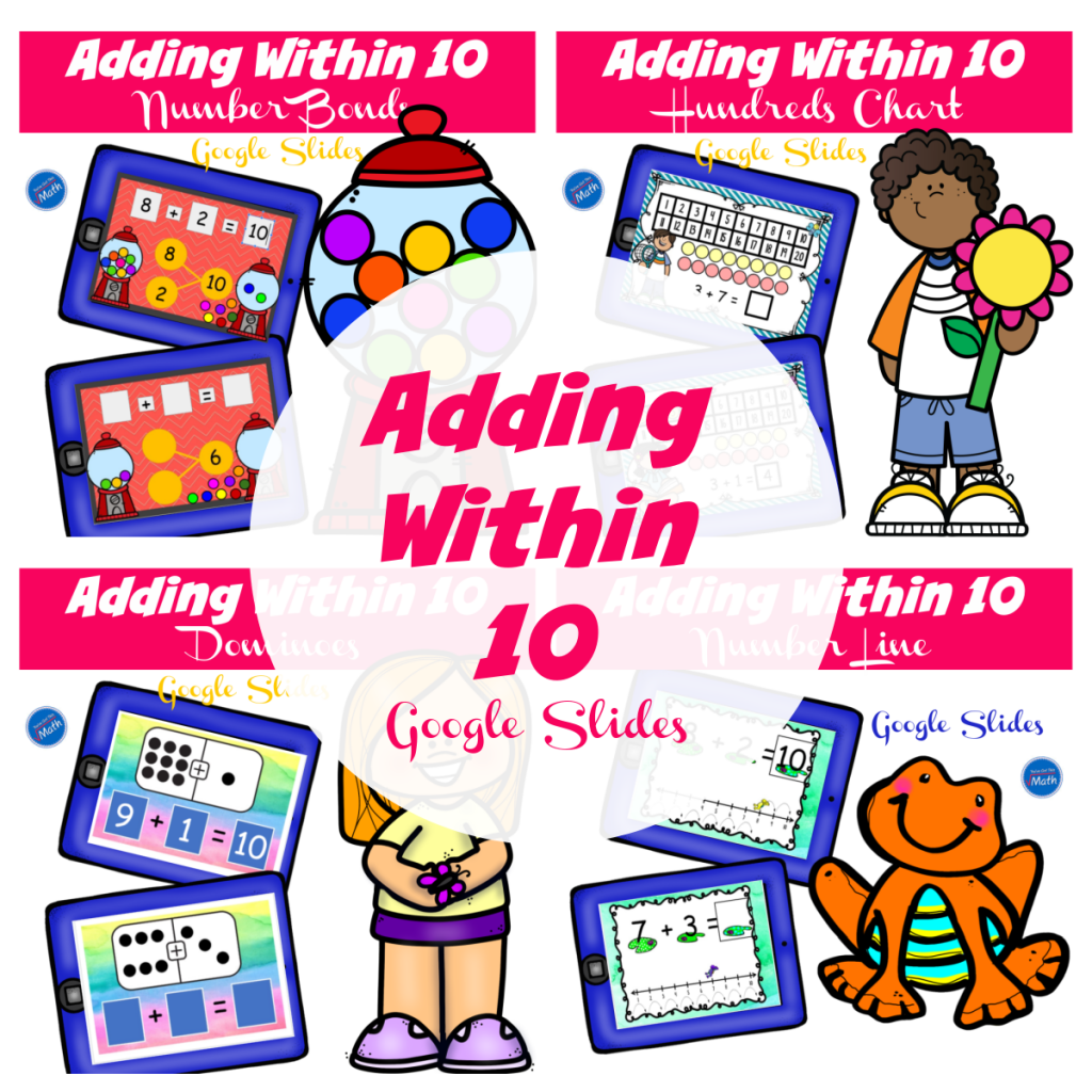 FREE Digital Adding Practice Within 10 (Google Slides)