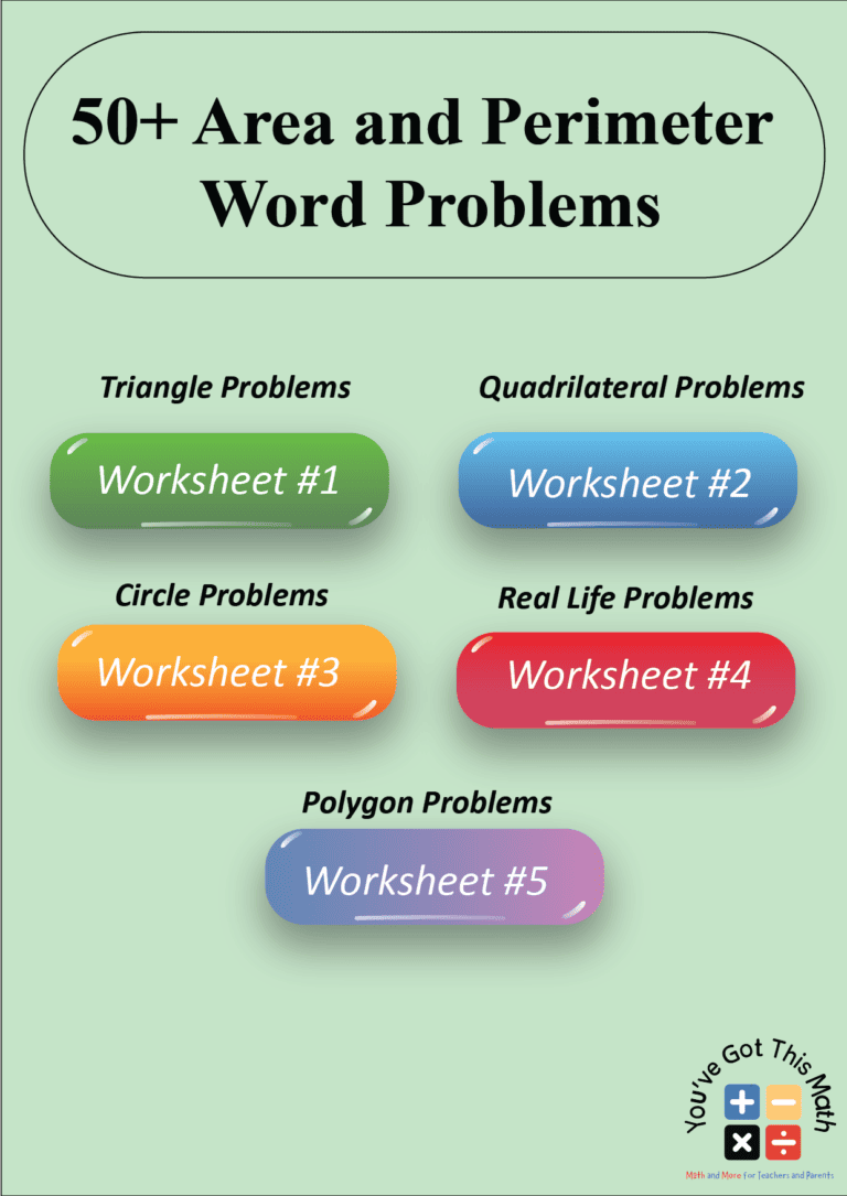 60 Fun Area And Perimeter Word Problems Free Worksheets