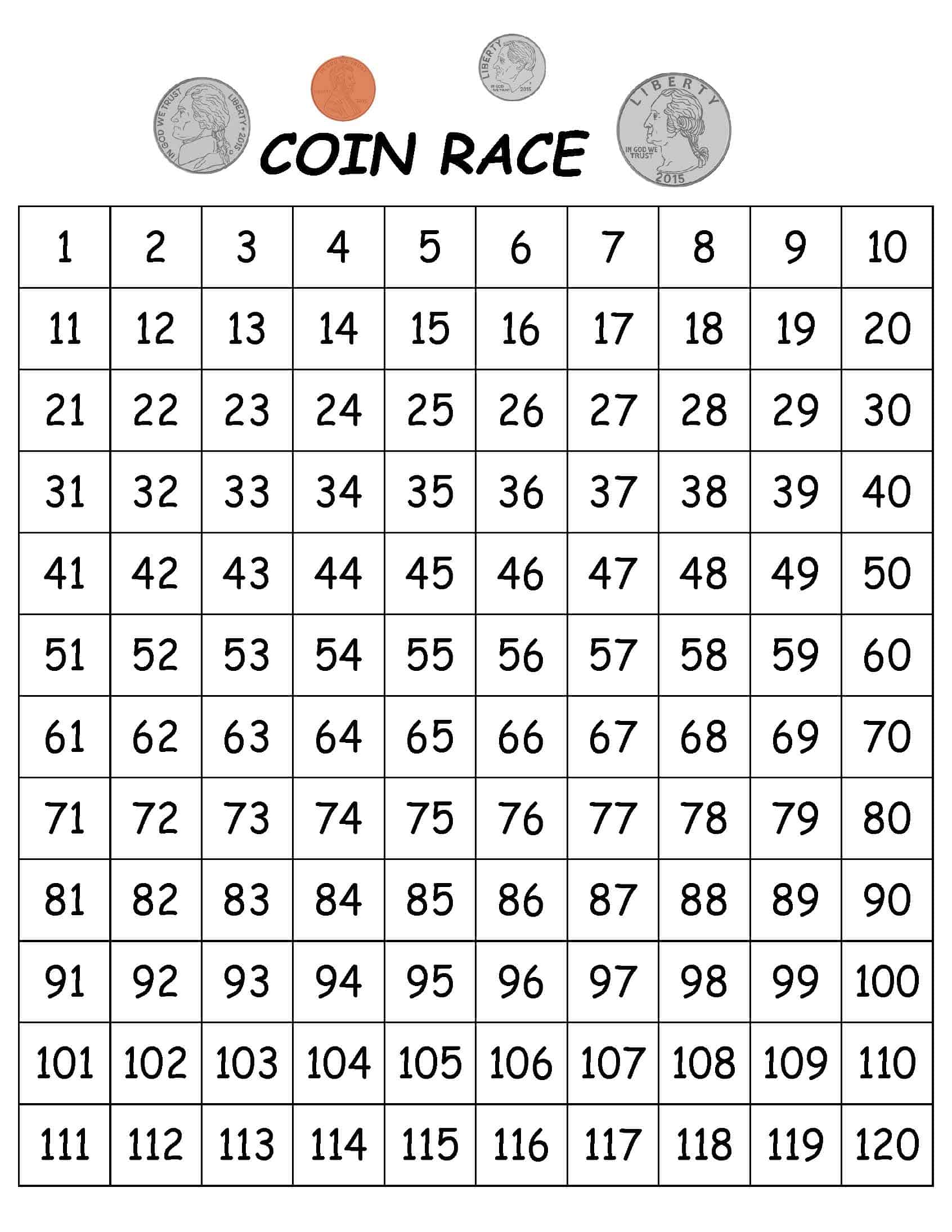 Coin Recognition Game | Free Printable