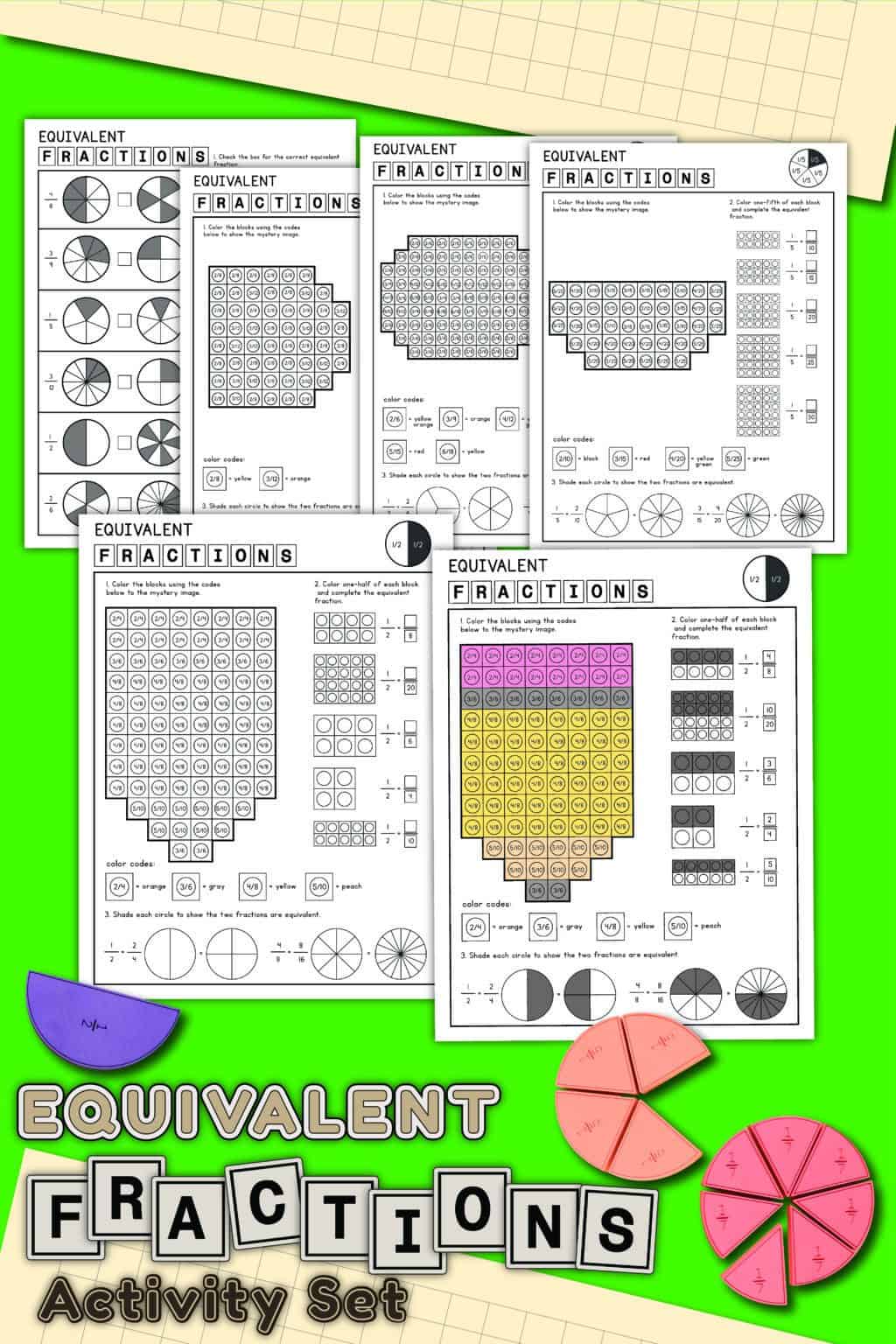 Teaching Equivalent Fractions | 10 Fun Activities and PDFs