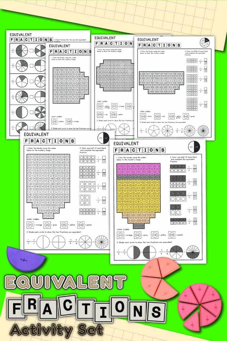 Teaching Equivalent Fractions | 10 Fun Activities and PDFs