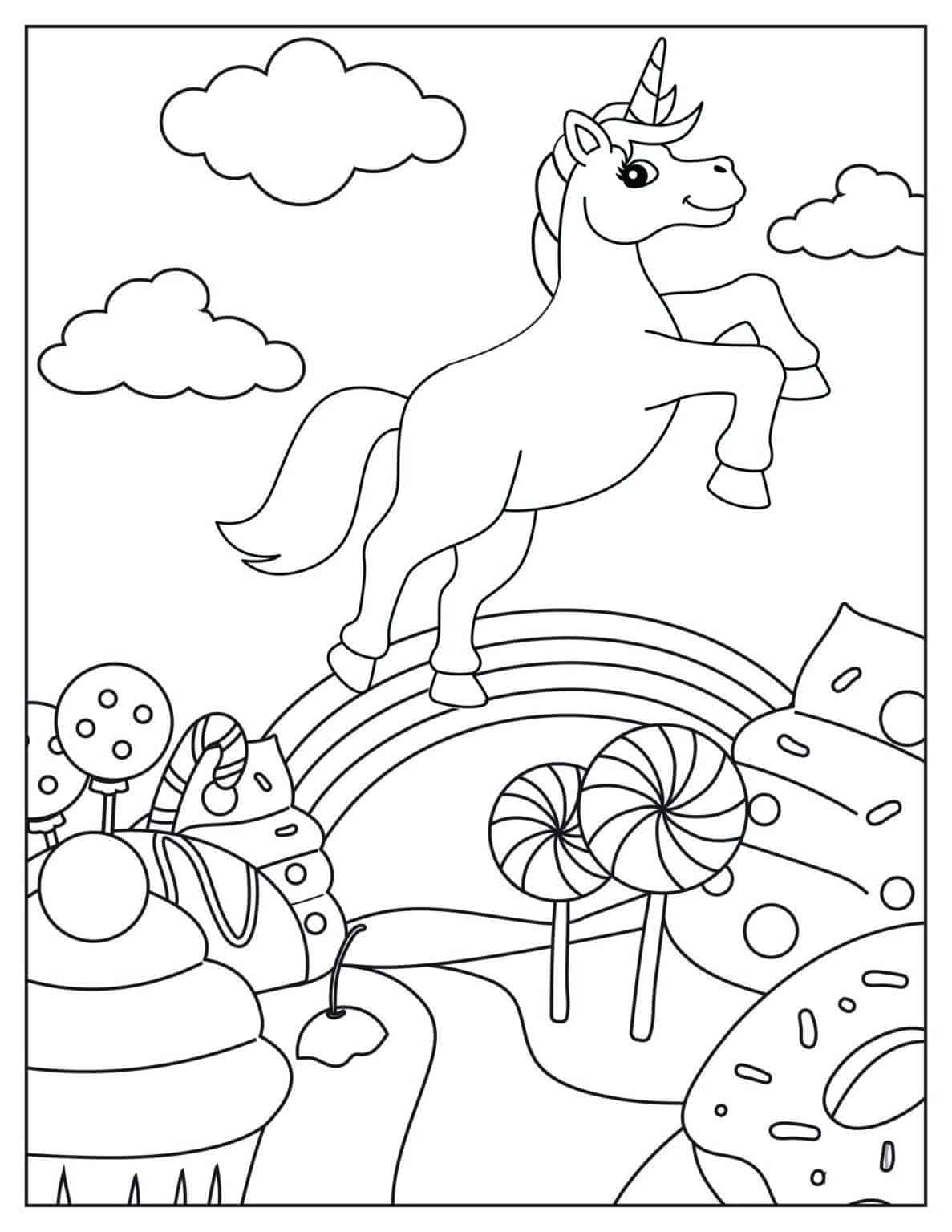 Grab Your Free Unicorn and Rainbow Coloring Pages | 20 Pages