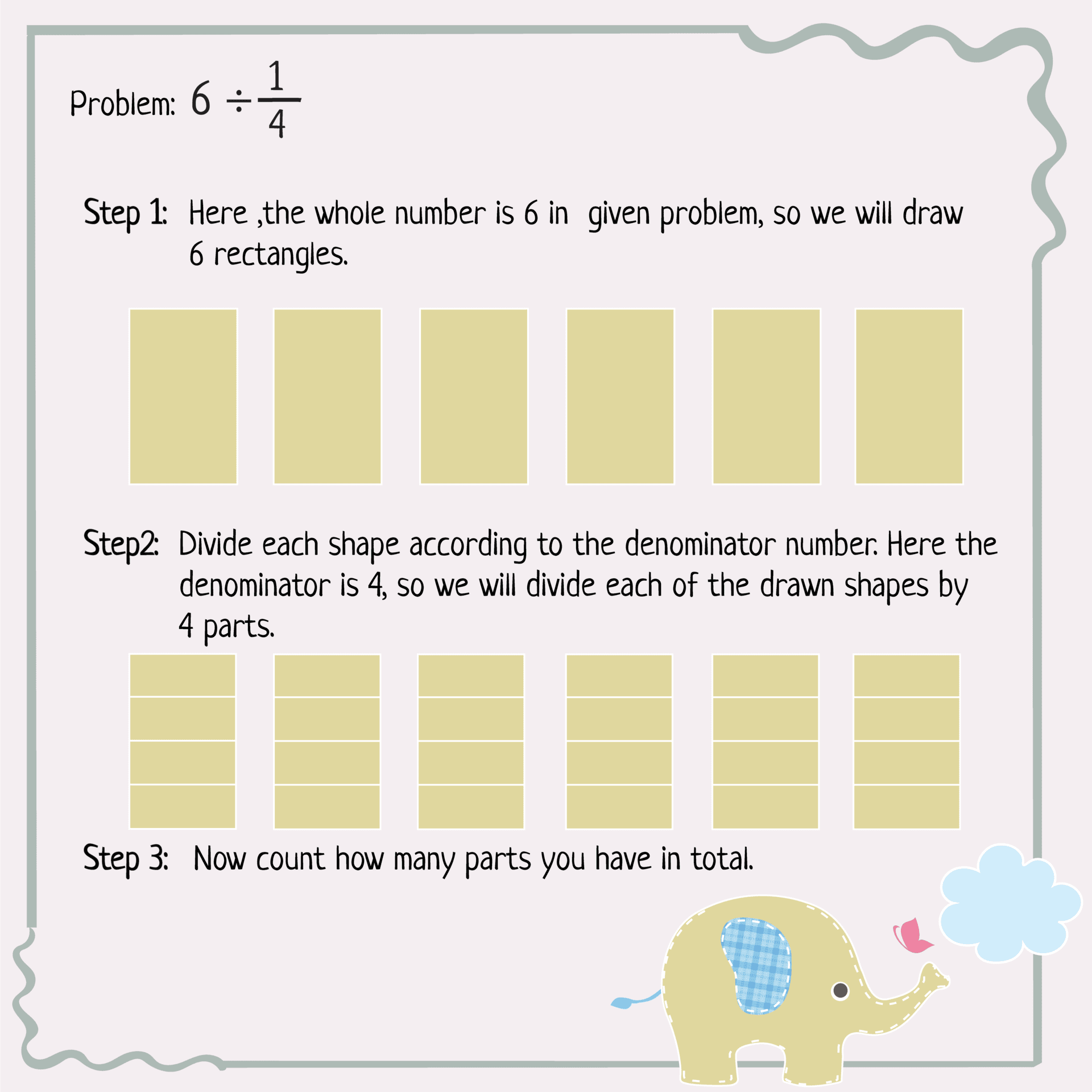 15+Dividing Whole Numbers By Fractions Worksheet