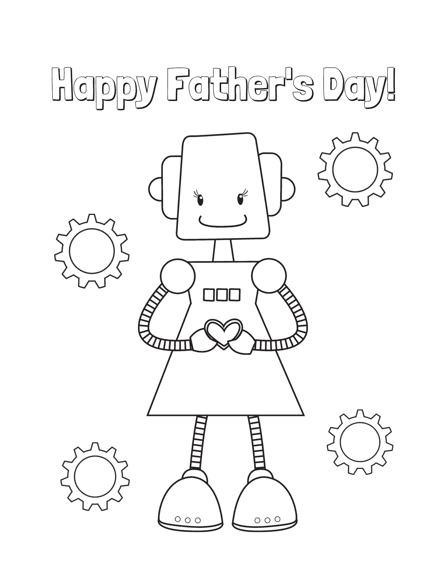 7 Free Father's Day Coloring Pages | Printable | Preschool and Up