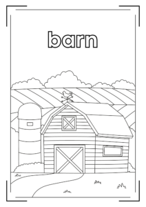 9 Sets of Farm Coloring Pages | Free | Farm and Animals | Worksheets