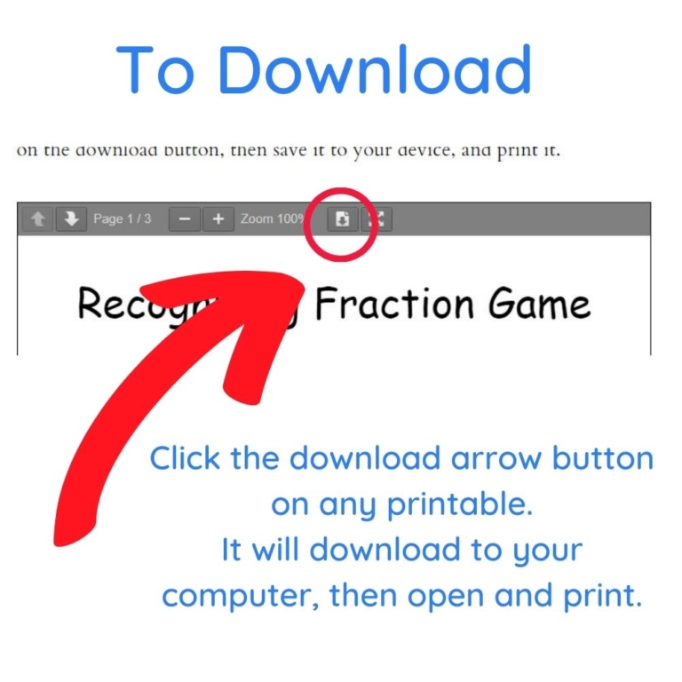Fun Adding Fractions Game | Fraction Pie Puzzles | Free Printable