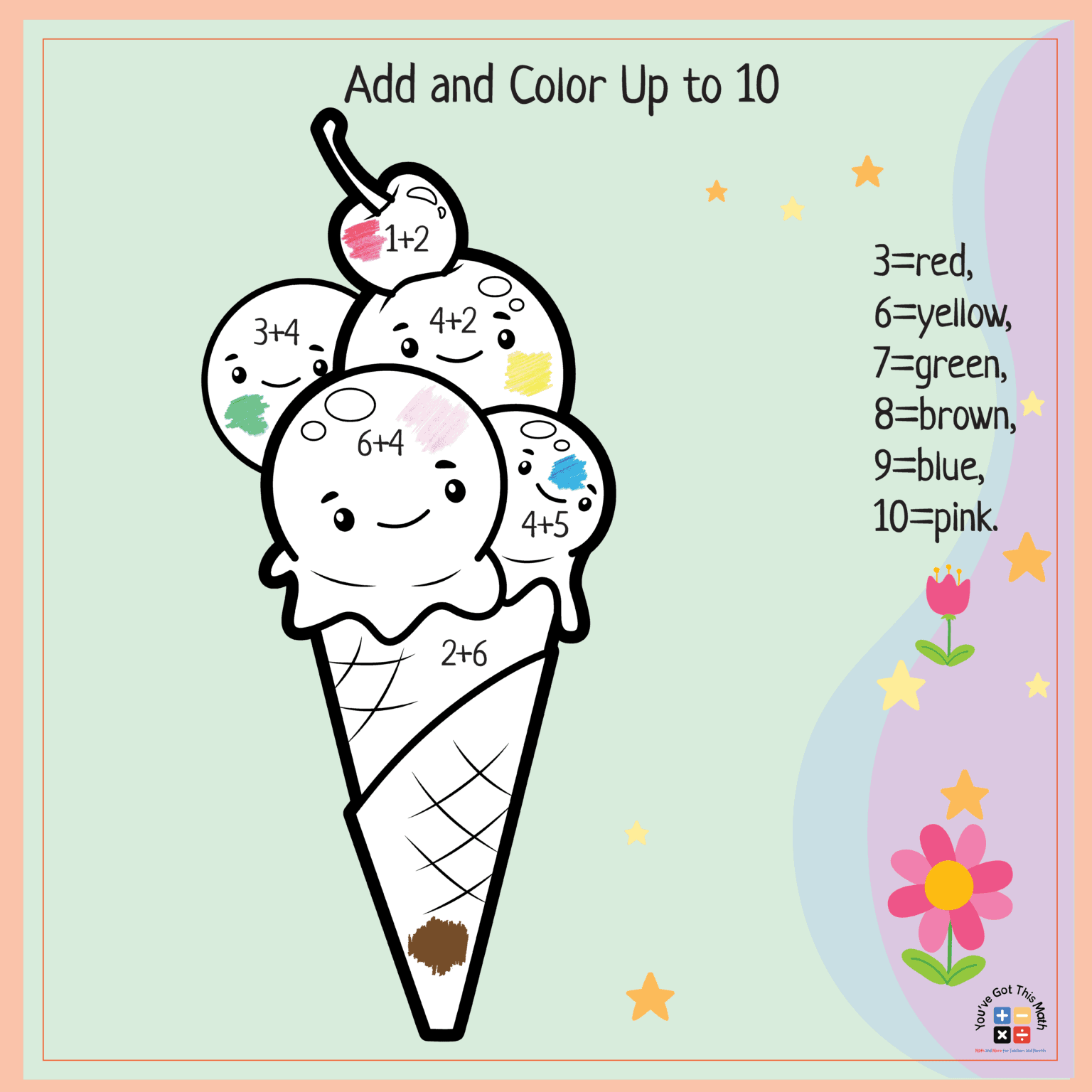 10 Free Addition Within 10 Worksheets | Fun Activities