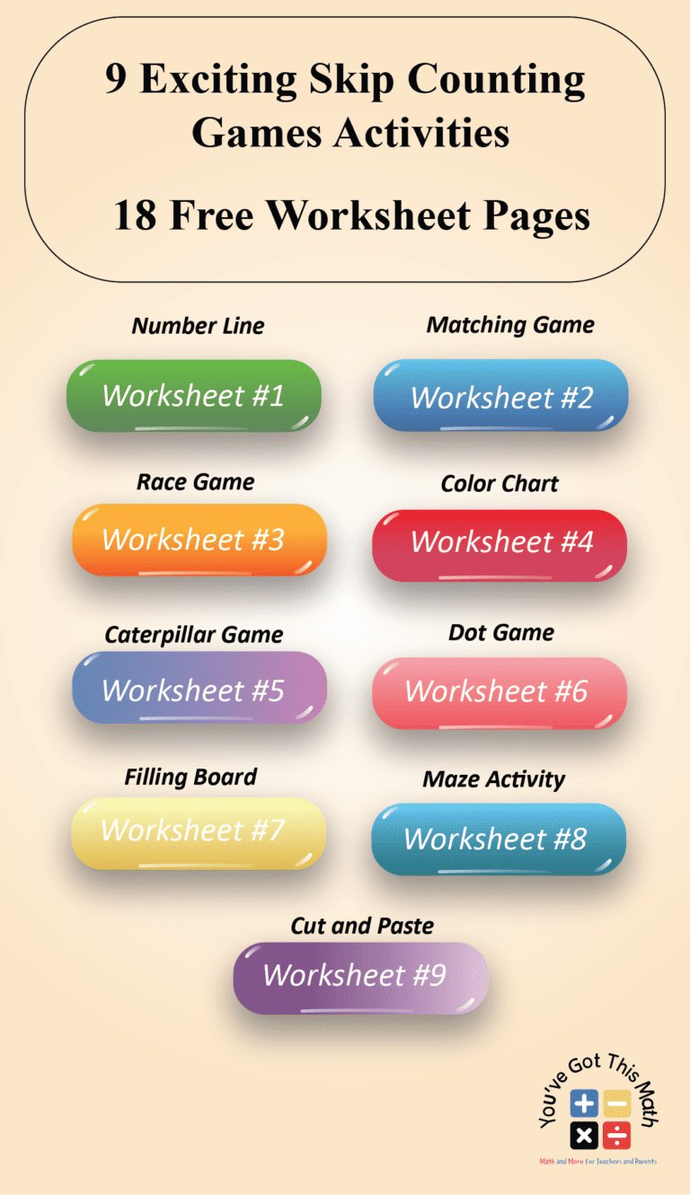 9 Exciting Skip Counting Games | Free Worksheets