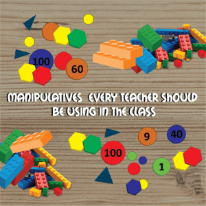 Using Manipulatives to Teach Elementary Mathematics | Free Printables