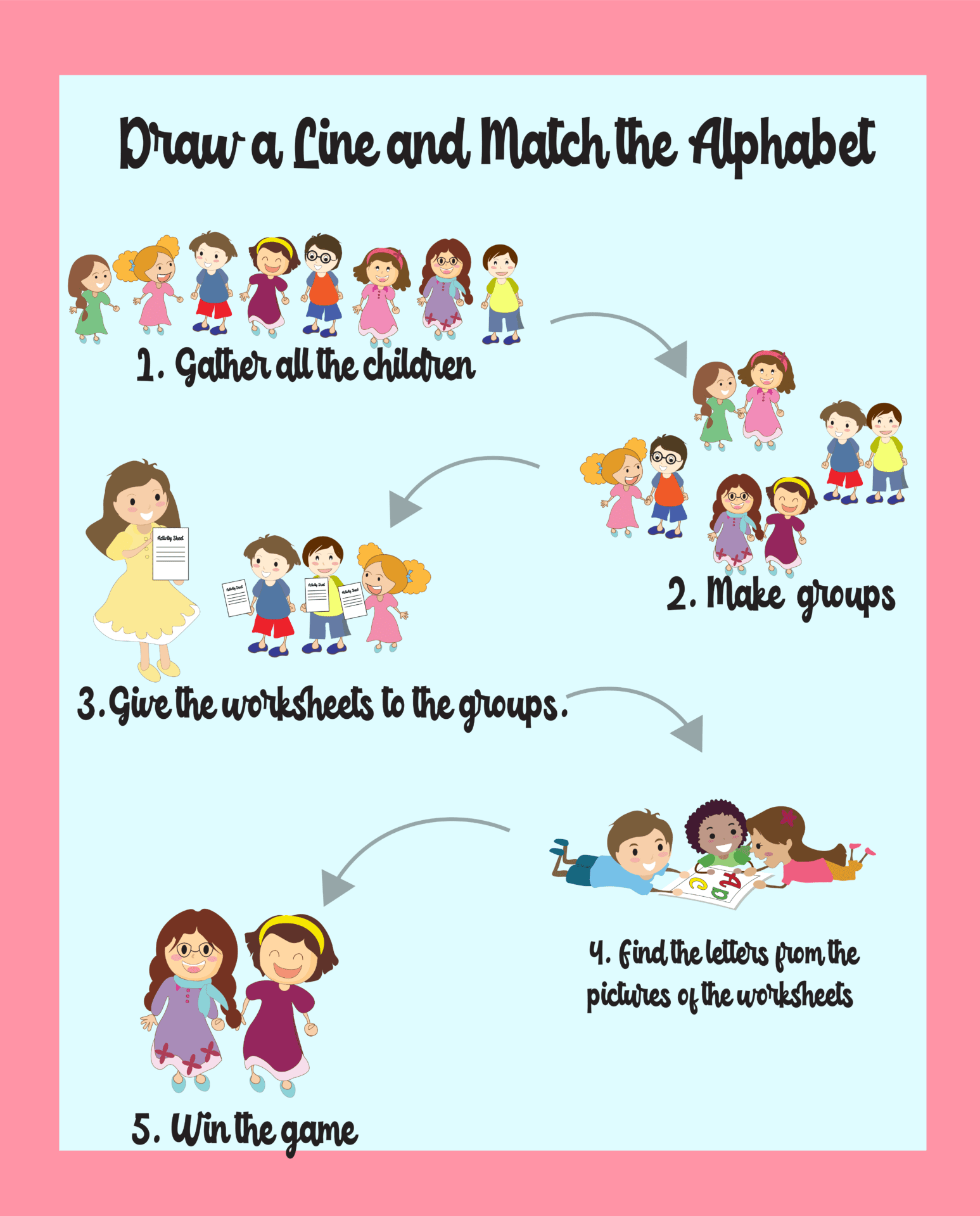 Alphabet Matching Game | Free Worksheets