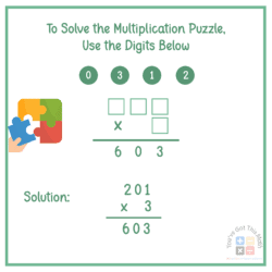 6 Free 3 Digit by 1 Digit Multiplication Worksheets