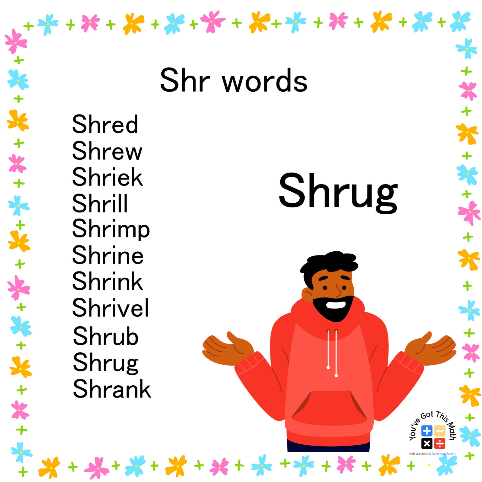 3 Letter Blend Words | Free Printable